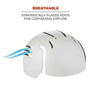 Ergodyne Skullerz 8945 Universal Safety Bump Cap Insert, Lightweight, Fits Into Any Baseball Hat, 2-Pack