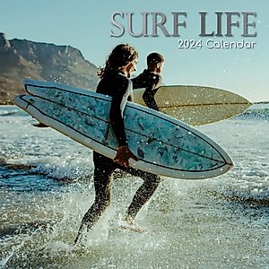 The Gifted Stationery Co Ltd, Surf Life 2024 Wall Calendar