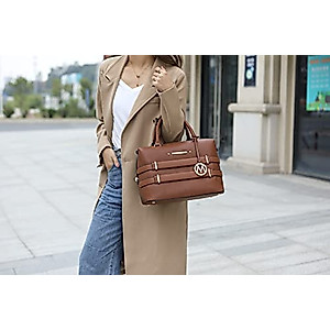 MKF Collection Satchel Bag For Women Top Handle Handbag Purse Black