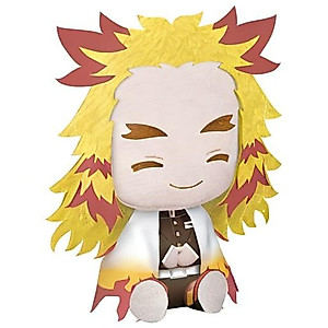 Banpresto Demon Slayer: Kimetsu no Yaiba Big Plush~KYOJURO RENGOKU - INOSUKE HASHIBIRA(Real FACE)~(A:KYOJURO RENGOKU), Multiple Colors (BP16712)