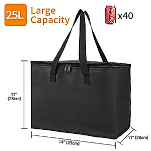 Slow Cooker Bag for Crock-Pot 6-8 Quart Cooler Bag bags| Keeps Ice 40 can Insulated Lunch with Adjustable Shoulder Straps | Great for Picnics, BBQs, Camping, Tailgating & Outdoor Activities 4, 5, 7