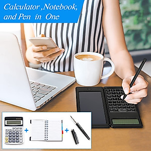 2 Pcs Scientific Calculators with Erasable Writing Tablet 10 Digits Office Desk Calculators Engineering Calculator Function Calculator Desk Math Calculator for Students Teacher Business