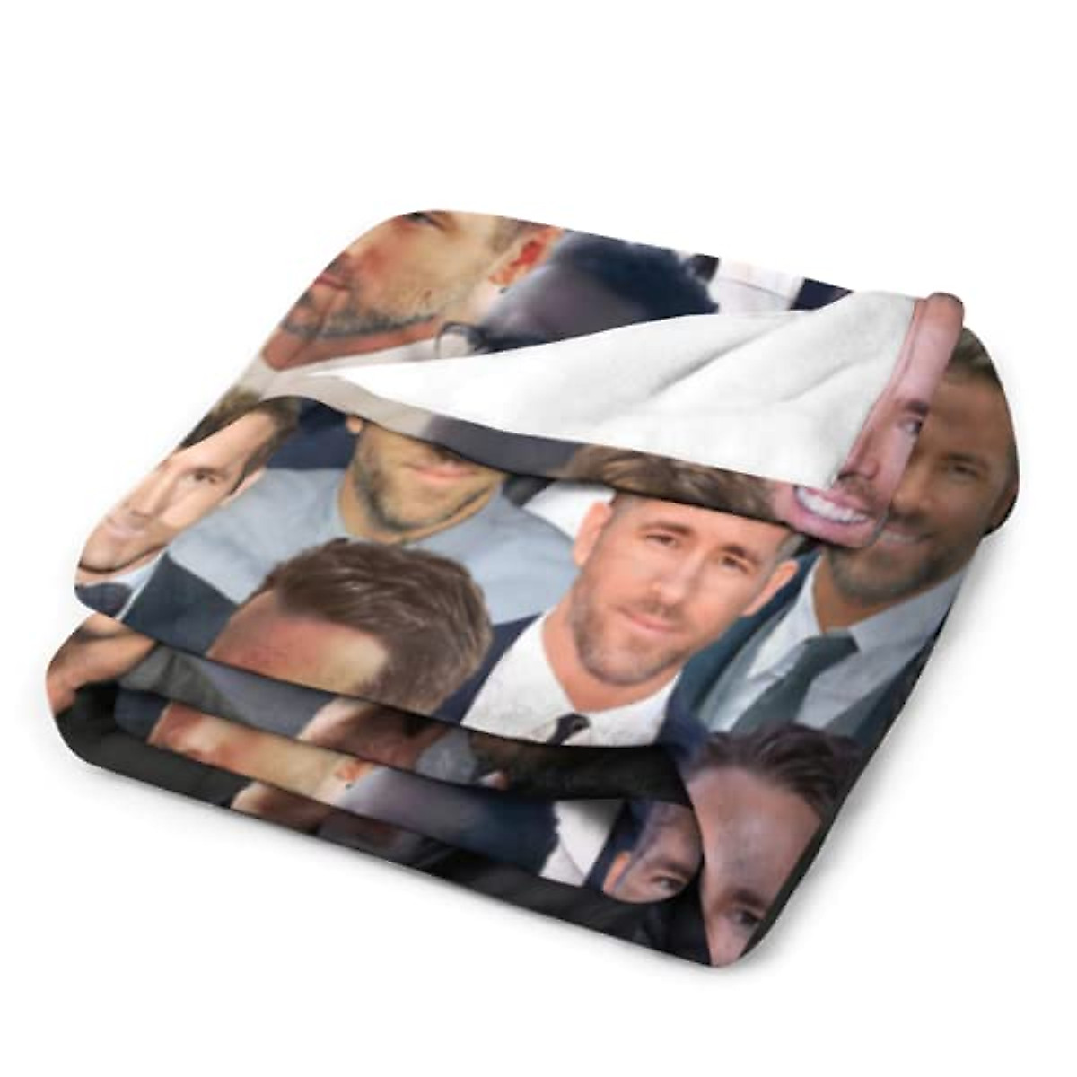 Ryan Reynolds Soft Comfortable Warm Flannel Throw Blanket for Couch Sofa Bed 50" x40"