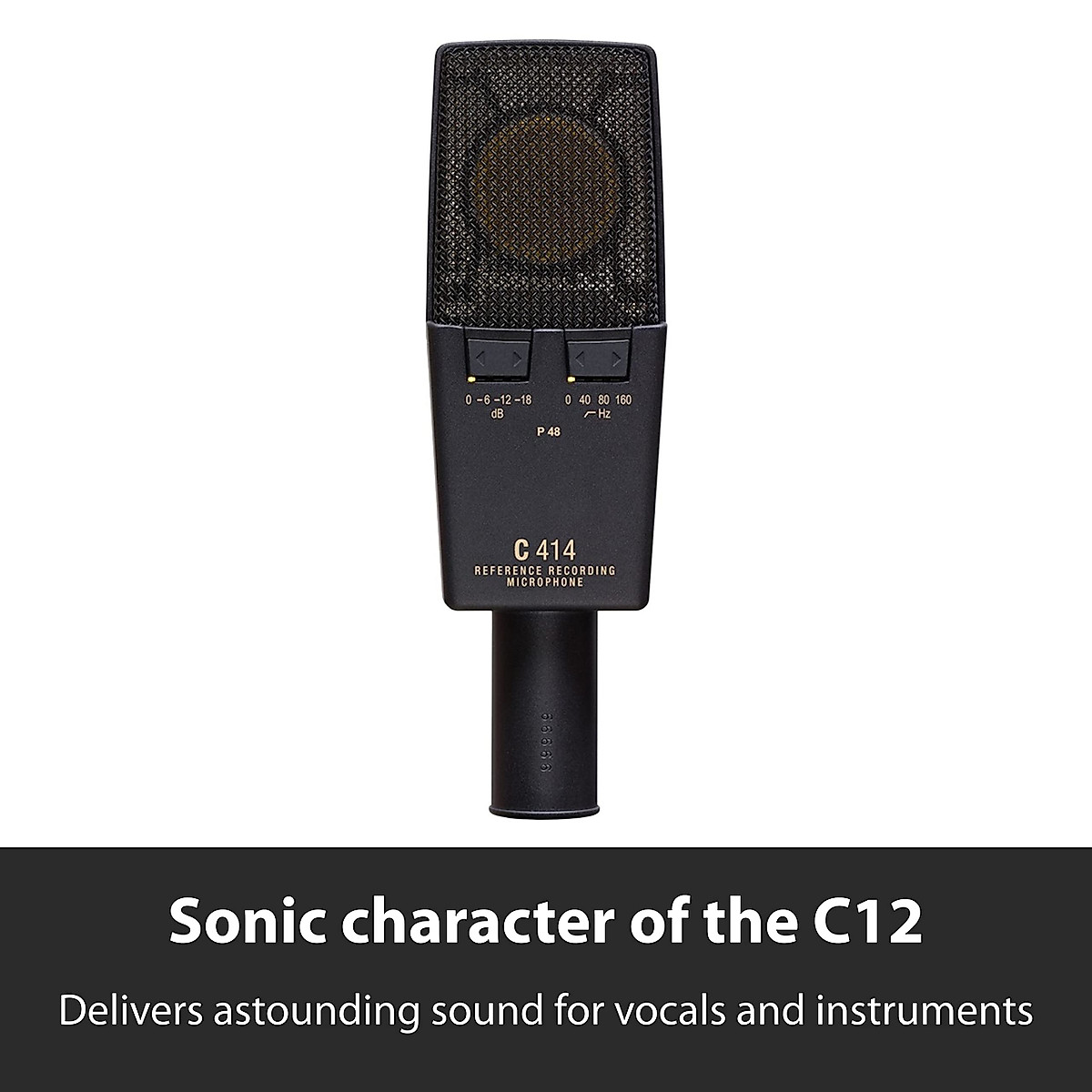 AKG Pro Audio C414 XLII Vocal Condenser Microphone, Multipattern (Renewed)