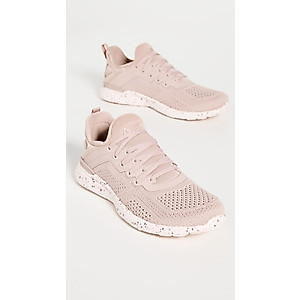 APL: Athletic Propulsion Labs Women's Techloom Tracer Sneakers, Rose Dust/Creme/Speckle, Pink, 5 Medium US