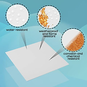 (3-Pack) Calvana Expanded PVC Sheets (White) - 12” x 12” x 1/4” Plastic Board Sheet - Printable Board for Signage and Crafts - Flexible, Durable, and Water-Resistant - Suitable for Outdoor Use