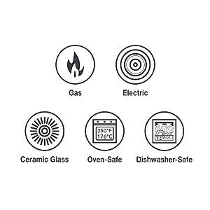 Tramontina 3 Pk Nonstick Fry Pan Set Aluminum (Gray), 80156/061DS