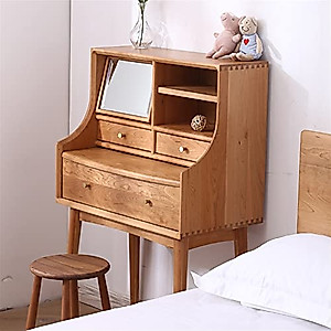 ZHIVIQ Vanity Set with 4 Drawers, Storage Shelf, Bedroom Bathroom Dressing Makeup Table Girls Women