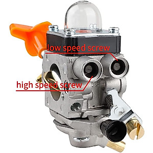 HUZTL FS 90 R Carburetor kit for Stihl FS90R FS90 FS110R FS130R FS100 KM130R FS130 KM90R KM90 FS100RX FS110 KM110R HT100 HT101 Trimmer Weed Eater C1Q-S174 Carb
