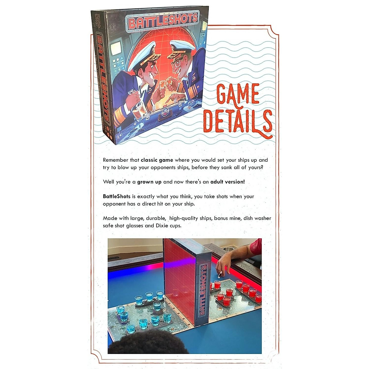 BattleShots - The Classic Adult Party Game (As seen on Jimmy Fallon) (Classic Edition)