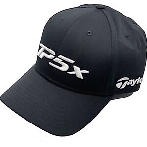 TaylorMade Golf Mens Performance TP5x Adjustable Golf Cap Hat, Black