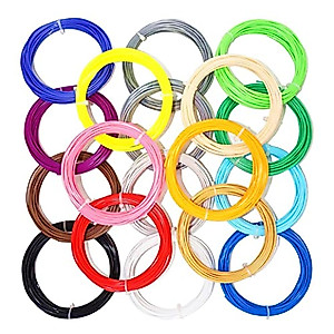 Printing Filament, 3D Printing Pen Filament Refills Flexibility 3D Printer PLA Filament 1.75mm 2 Rolls 3D Printer Filament Pen Filament