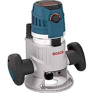 BOSCH MRC23EVSK Combination Router 15 Amp 2.3 Horsepower Corded Variable Speed Combination Plunge & Fixed-Base Router Kit with Hard Case