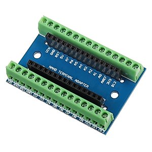 BOJACK Nano V3.0 3.0 Controller Terminal Adapter Expansion Board Nano IO Shield Simple Extension Plate for Arduino Nano AVR ATMEGA328P（4PCS）