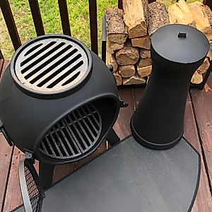 The Blue Rooster Chiminea and Fire Pit Grate - 1 Piece - 8.75"