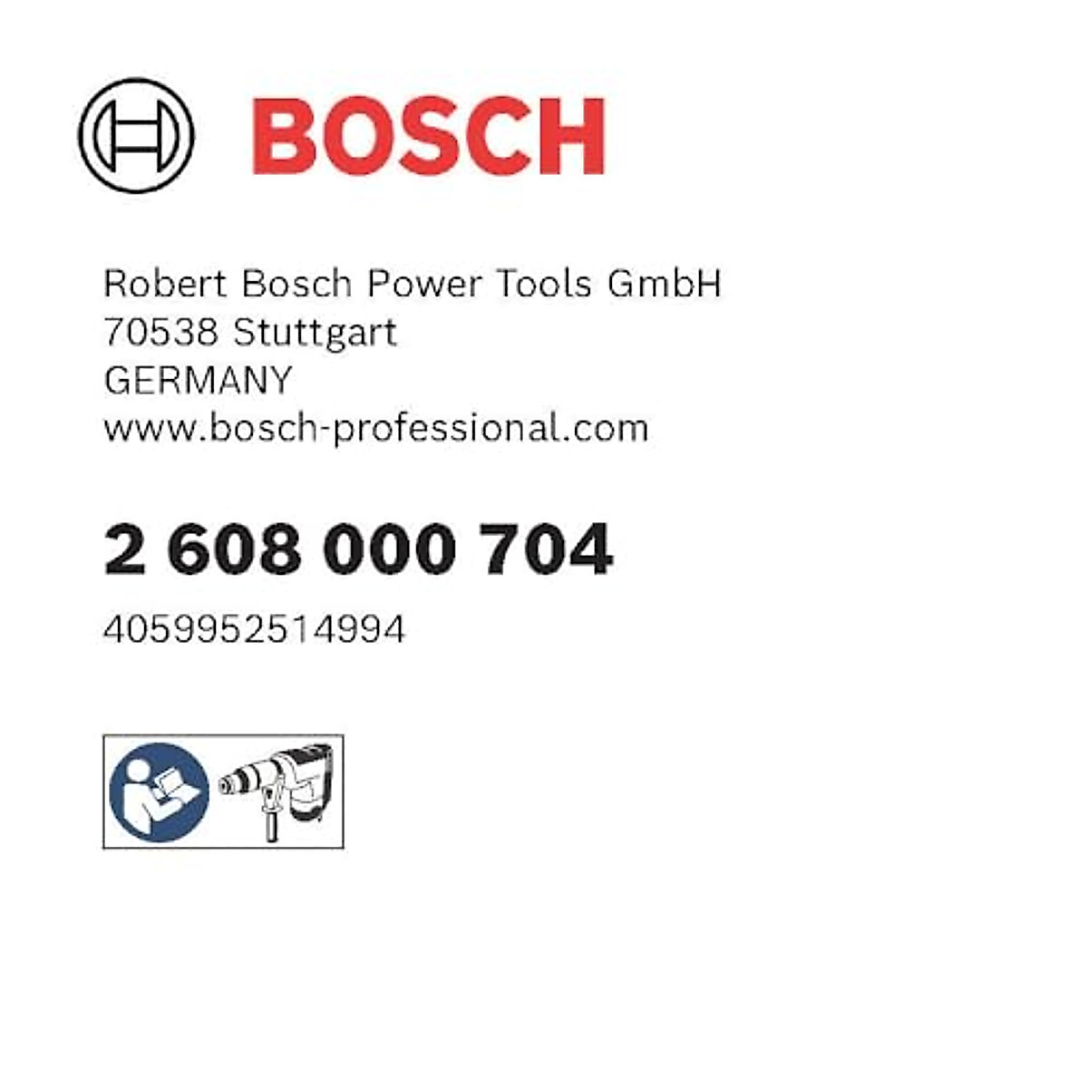 Bosch Professional Keyless Drill Chuck SDS Plus Quick Change (for GBH 18V-34 CF, Accessories for Rotary Hammers)