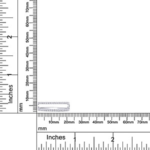 AFFY 1/4 Carat Round Sparkling White Cubic Zirconia Enhancer Guard Ring 14k Gold Over Sterling Silver (0.25 Cttw) - Ring Size-6