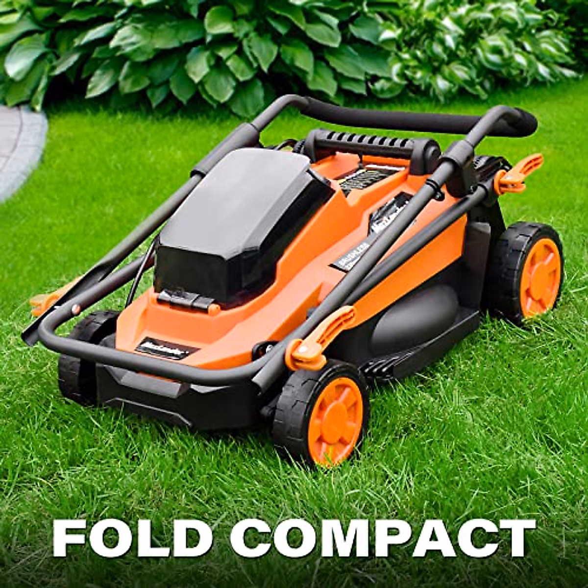 Lawn Mowers Maxlander Electric Lawn Mower Cordless (2-in-1),13 Inch 20V Battery Powered Lawn Mower with Brushless Motor, 5-Position Height Adjustment, 2pcs 4.0Ah Batteries and Charger Included