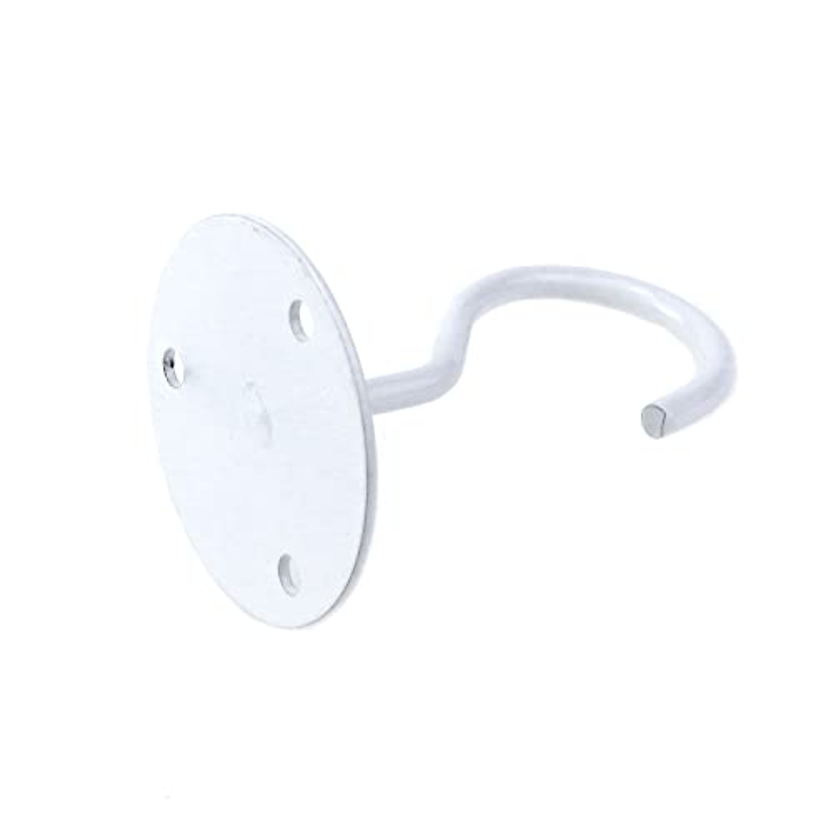 Pastlla 4Pcs Ceiling Hooks, Wall Mount Ceiling Metal Hooks Hanger Iron Bracket Hooks for Hanging Plants Flowerpots Lanterns Decoration Lights, for Indoor & Outdoor Use 2.17" (White)