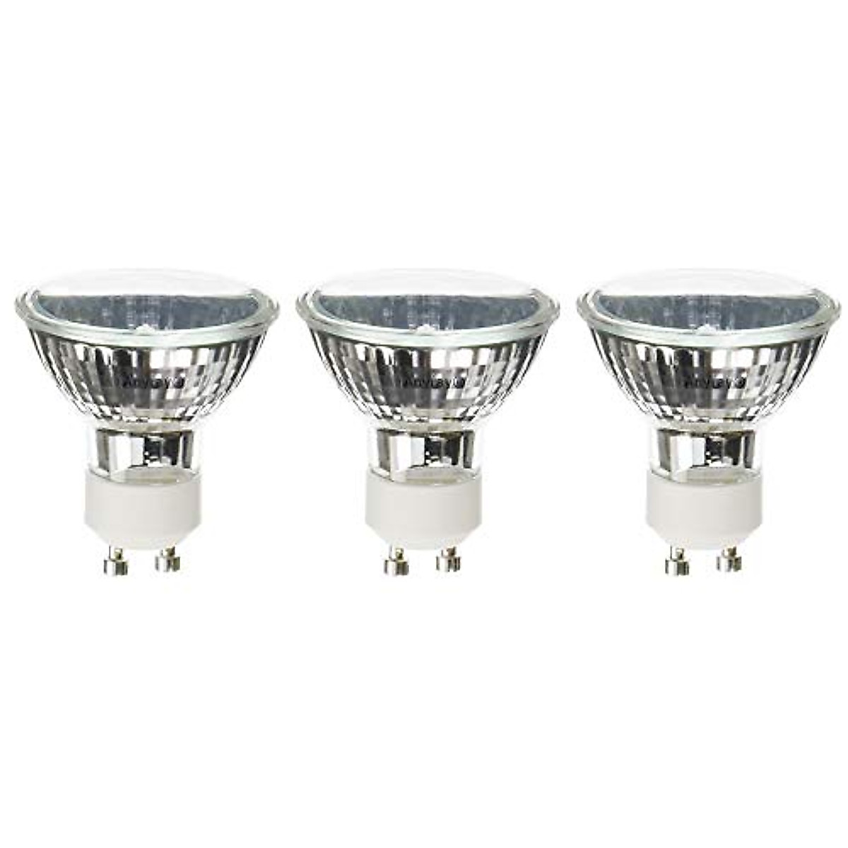 Anyray 3-Pack Replacement for GU10 120v 35W MR-16 Q35MR16 35 Watts JDR C Halogen Bulb Lamp