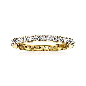 Ross-Simons 1.00 ct. t.w. Diamond Eternity Band in 14kt Yellow Gold. Size 6