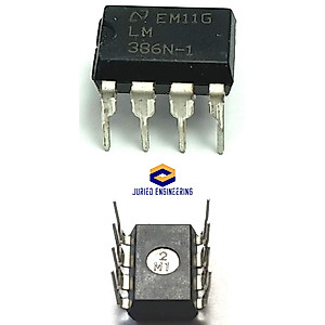 National Semiconductor LM386N-1 LM386 Wide Input Voltage Low Power Audio Amplifier with Internal Gain DIP-8 (Pack of 20)
