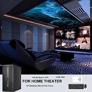 HP Tower Computers EliteDesk 800 G2 PC Tower,Intel Quad Core i5 Desktop,32GB Ram 512GB SSD,3TB HDD,DVD,VGA,USB,BT,DP,AX210 Built-in WiFi, Wireless K&M + TJJ Mouse PAD,Win10(Renewed)