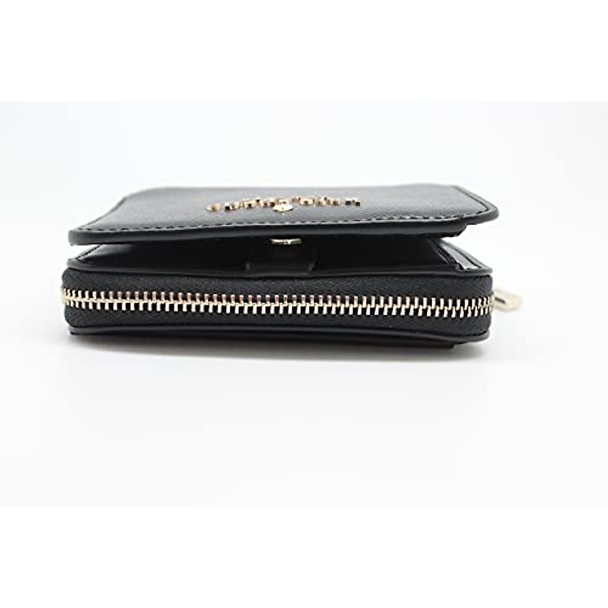 Kate Spade New York Small Zip Around Leather Wallet Black