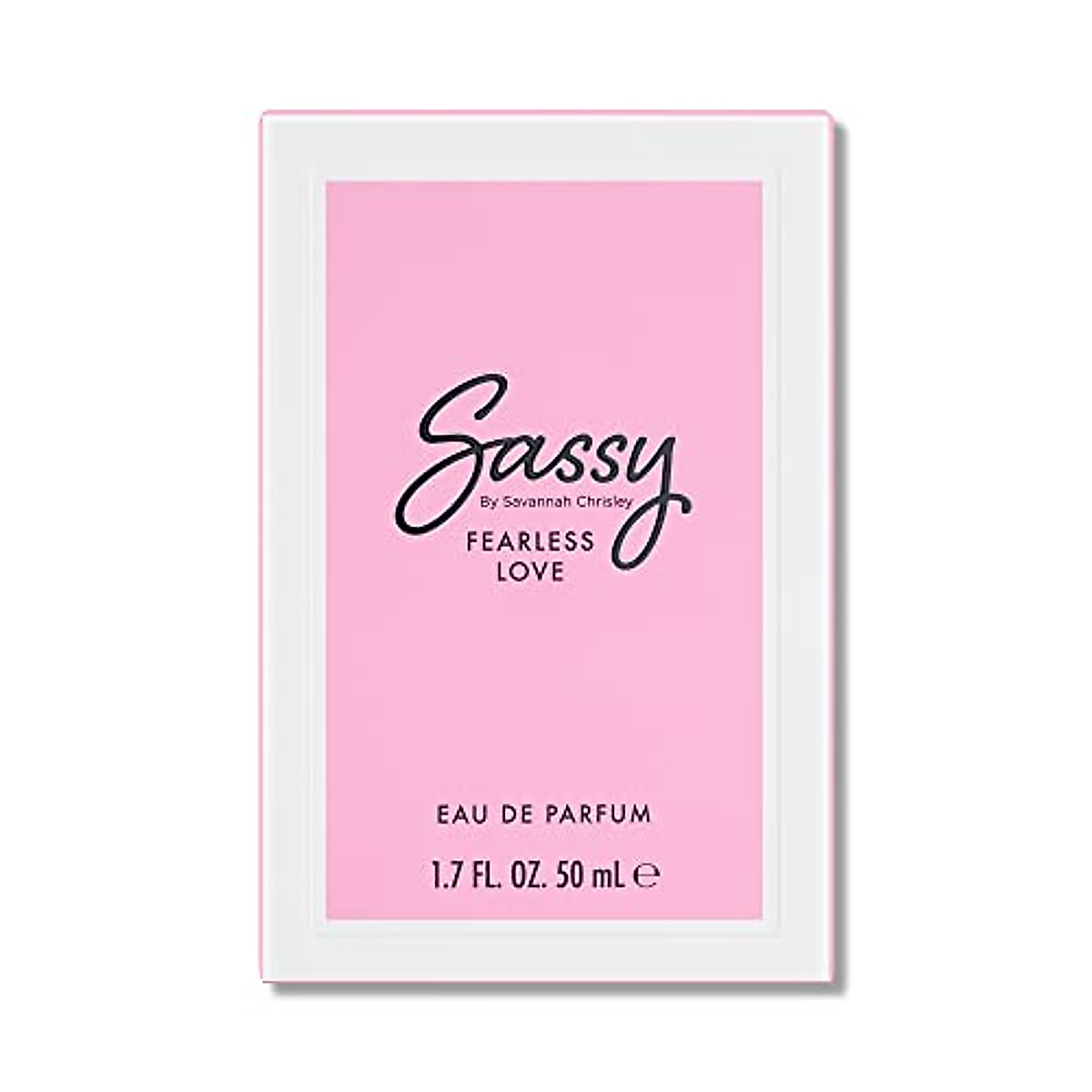 Sassy by Savannah Chrisley Fearless Love - Perfume for Women - Floral Woody Musk Fragrance - Opens with Notes of Litchi and Red Fruits - for Ladies with Endless Affection - 1.7 oz EDP Spray