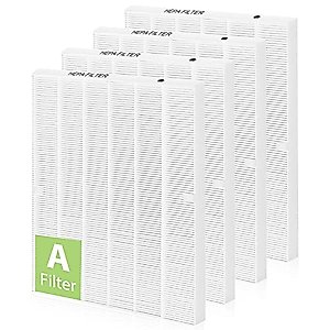 Sinnya C535 Replacement Filter for 115115 Filter A Compatible with Winix PlasmaWave C535 5300-2 6300-2 5300 6300 AM90 P300 9000, 115115 Size 21 Filter (4 Pack)