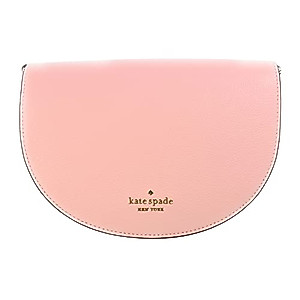 Kate Spade New York Crescent Flap Crossbody in Pebbled Leather (Chalk Pink)