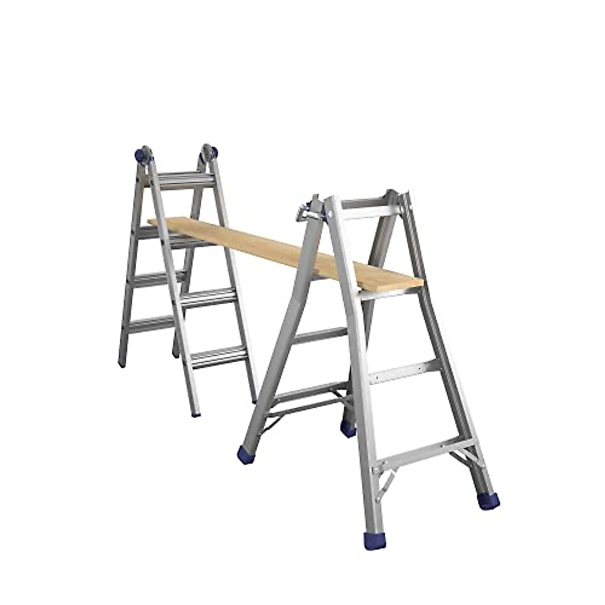 COSCO 18ft Reach Height Aluminum Multi-Position Ladder ,300 lb. Load Capacity Type IA Duty Rating