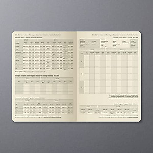 Sigel C2401 Conceptum Weekly Planner 2023/2024, Approx. A5, Approx. A5, Black, Hardcover, 2 Pages = 1 Week, 256 Pages