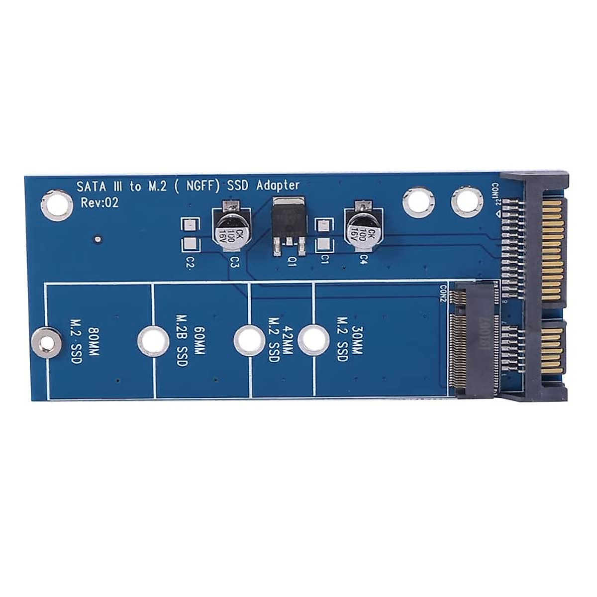 Davitu Stepper Motor - GTBL M.2 SSD to 2.5-Inch SATA 3 Adapter Card for 30/42/60/80mm M.2 SSD Solid State Drive Converter 2280 2242 Adapter Card