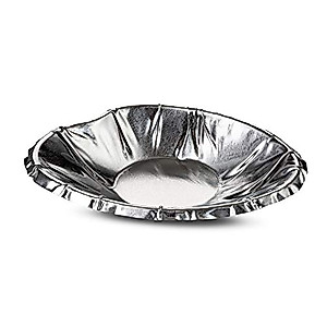 MT Products Aluminum Foil Clamshells - Pack of 50 Mini Pans for Baking Clam Shells - Disposable Pie Tins - Plate for Serving All Types of Clam Pies