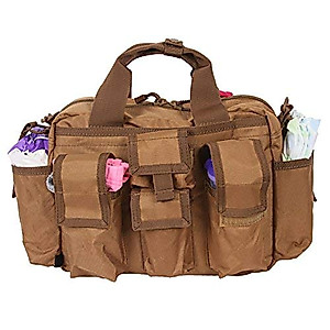 LAPG Tactical Bailout Gear Bag, Men's Diaper Bag, Tactical Dad Bug Out Bag, Range Go-To Bag, Multi-Pockets, Multicam