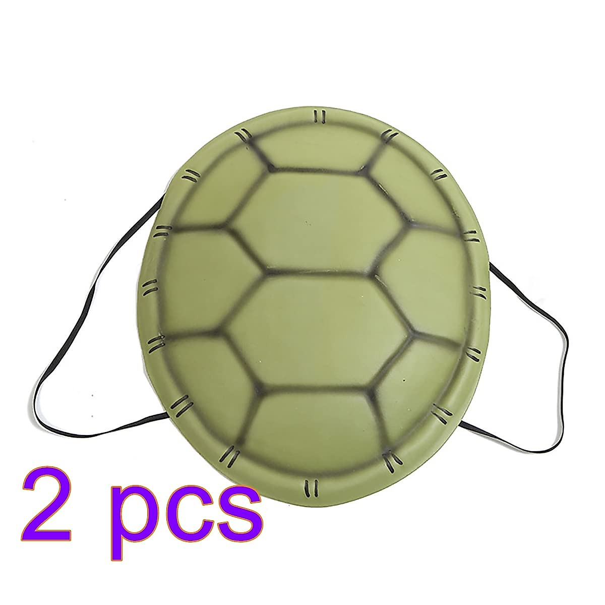 MSUIINT 2 Pack Turtle Shell Costume EVA Novelty Turtle Shell Backpack, Simulation Tortoise Shell Party Carnival Prop, Halloween Cosplay Costume Party Accessory, Halloween Dress Up Costume Accessories
