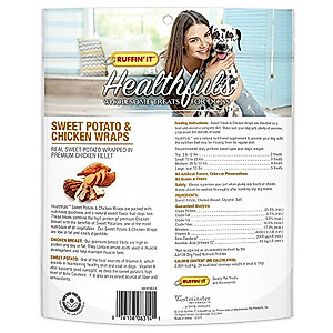 Healthfuls Chicken Wrapped Sweet Potato Dog Treats, 16oz