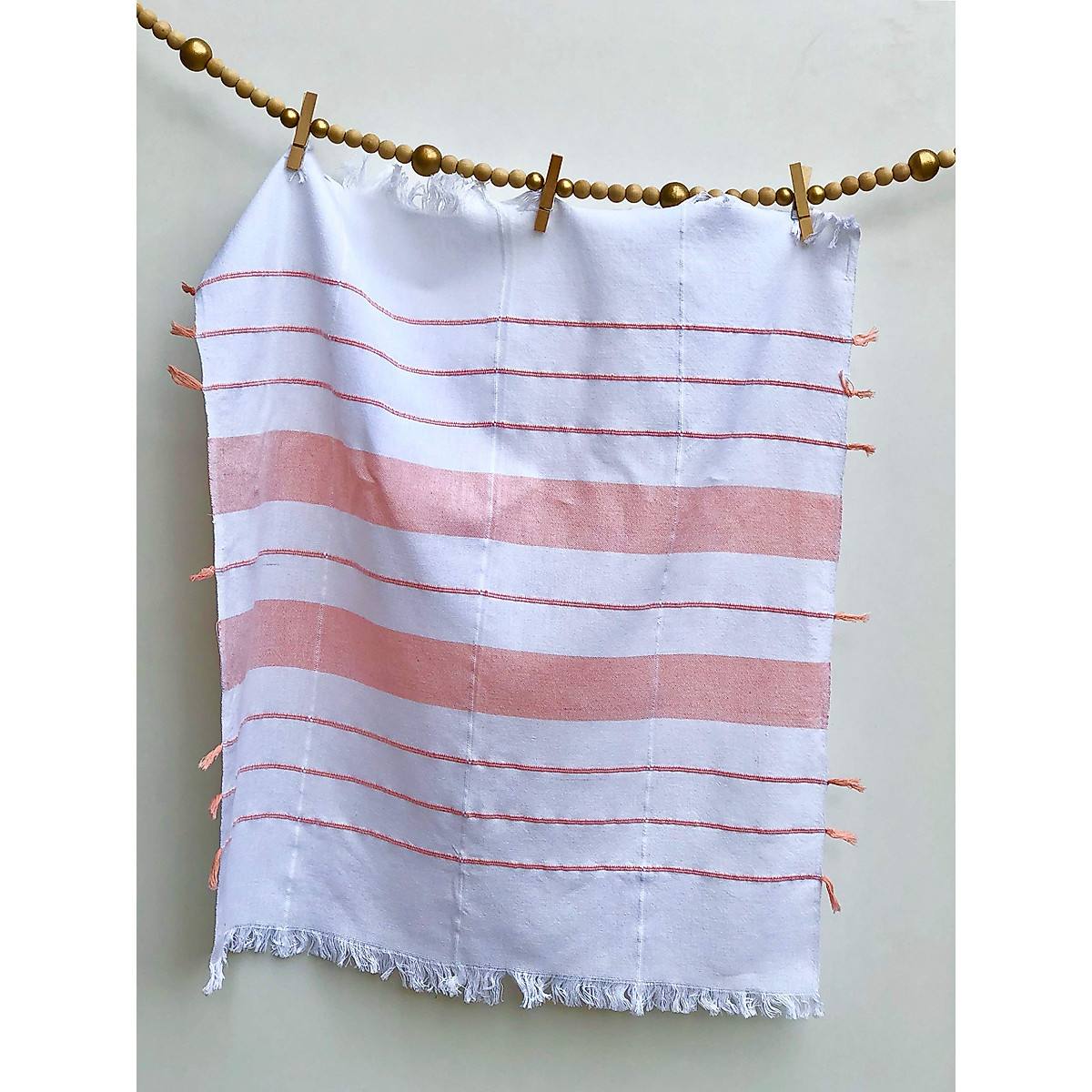 GuaTela Hand/Dish Towel - Salmon Dawn