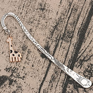 Giraffe Jewelry for Women Girls Set Bookmarker Girrafe Birthday Things Girrafe Cute Giraffe Bookmark