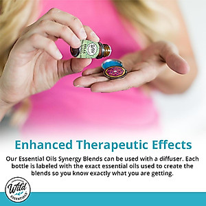 Wild Essentials Quit Smoking 100% Pure Essential Oil Synergy Blend - 10ml, Premium Grade, Use tor Help Quench Cravings The Natural Way! Made and Bottled in The USA