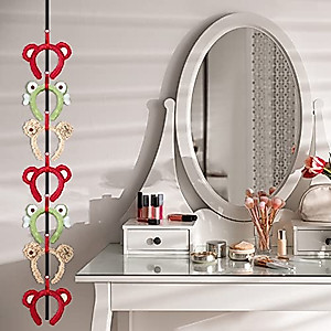 Riakrum 4 Pieces Mouse Ears Headband Holder Hair Bow Hanging Wall Display Decor Vertical Headband Organizer Storage Display Headpiece Hair Accessories Hanger Organizer for Women Girls