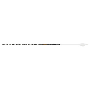 Gold Tip Ted Nugent Arrows with Raptor Vane (Pack of 6), White, 400