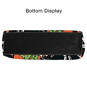 Fashion Tote Handbags Women's Soft Tote Shoulder Bag for Women Work Shopping Top Handle Satchel Bags, 15.8×4×15.4 inches,Dinosaur World