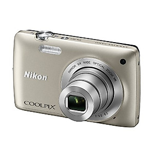 Nikon COOLPIX S4300 16 MP Digital Camera with 6x Zoom NIKKOR Glass Lens and 3-inch Touchscreen LCD (Silver)