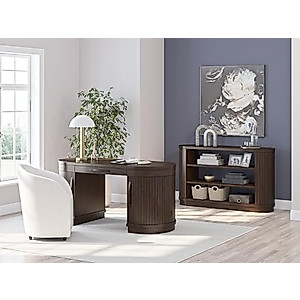 Signature Design by Ashley Korestone Home Office Desk, 63" W x 26" D x 30" H, Dark Brown