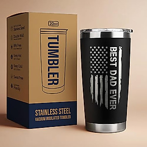 Gifts for Dad from Daughter, Son - Dad Gifts - Dad Christmas Gifts from Daughter, Christmas Gifts for Dads, Christmas Presents for Dad, Christmas for Dad - Birthday Gifts for Dad - 20 Oz Tumbler