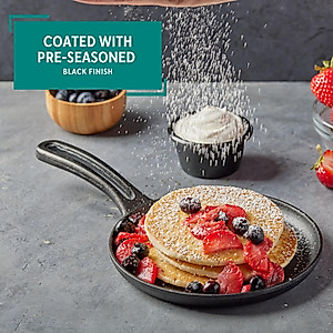 Mirro 6in Cast Iron Preseasoned Mini Griddle