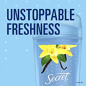 Secret Invisible Solid Antiperspirant and Deodorant, Vanilla Scent, 2.6 oz ( pack of 4 )