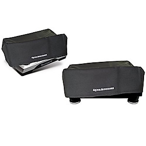 Turntable Dust Cover for Numark TTUSB / TT1610 / TT1625 / TT200 / TT500; Stanton TT200 / STR8-100 / STR8-90 / STR8-80 / STR8-30 / STR8-20; Ion ITTUSB Record Player Protector Case by DigitalDeckCovers
